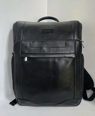 Vintage Hartmann Aviator Leather Backpack Black Luggage Carry On Travel ...