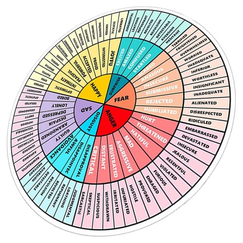 Emotion Wheel Magnet Work Child Feeling Stickers Magnets Feelings | eBay