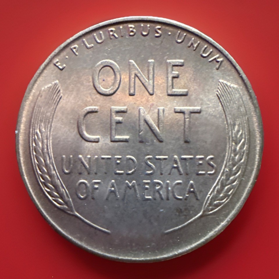 1942-S Red BU Lincoln Wheat Cent “Sold As Pictured" Fast S&H W/Tracking ...