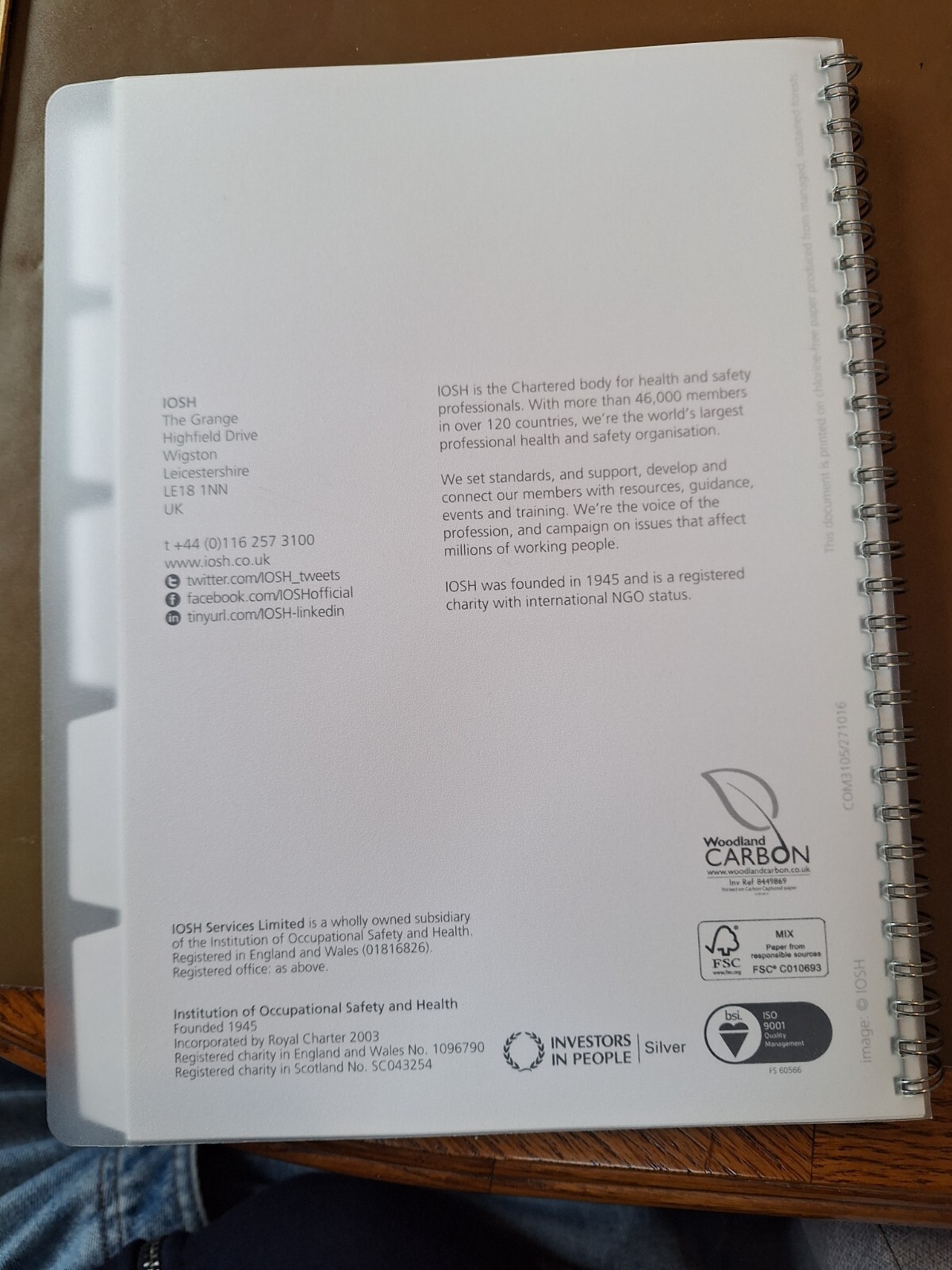 iosh working safely workbook | eBay UK