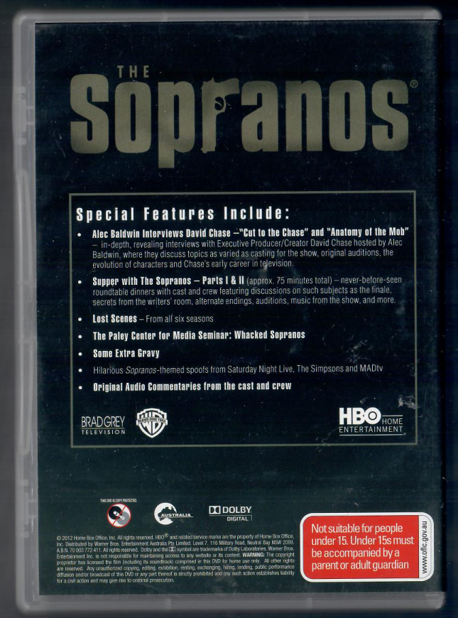 The Sopranos - Complete Collection (Box Set, DVD, 2012) for sale online ...