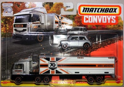 2024 Matchbox Convoys #4 MBX Cabover | MBX Box Trailer | 1964 Austin ...