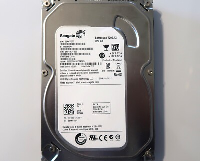 Seagate ST3320413AS 9YP14C-520 FW:JC49 (Z2A) TK Thailand 320gb Sata 3.5 ...