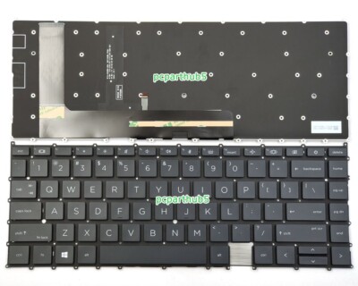 New HP EliteBook x360 1040 G7 1040 G8 Keyboard US Black With Backlit ...