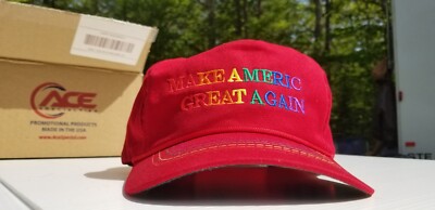 Official MAGA hat rainbow pride misprint rare NIP Trump 2020 Gay Lgbtq ...