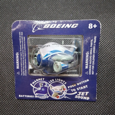 Boeing Mini LED Jet Plane Promo Flashing Lights + Engine Sound NOS New ...