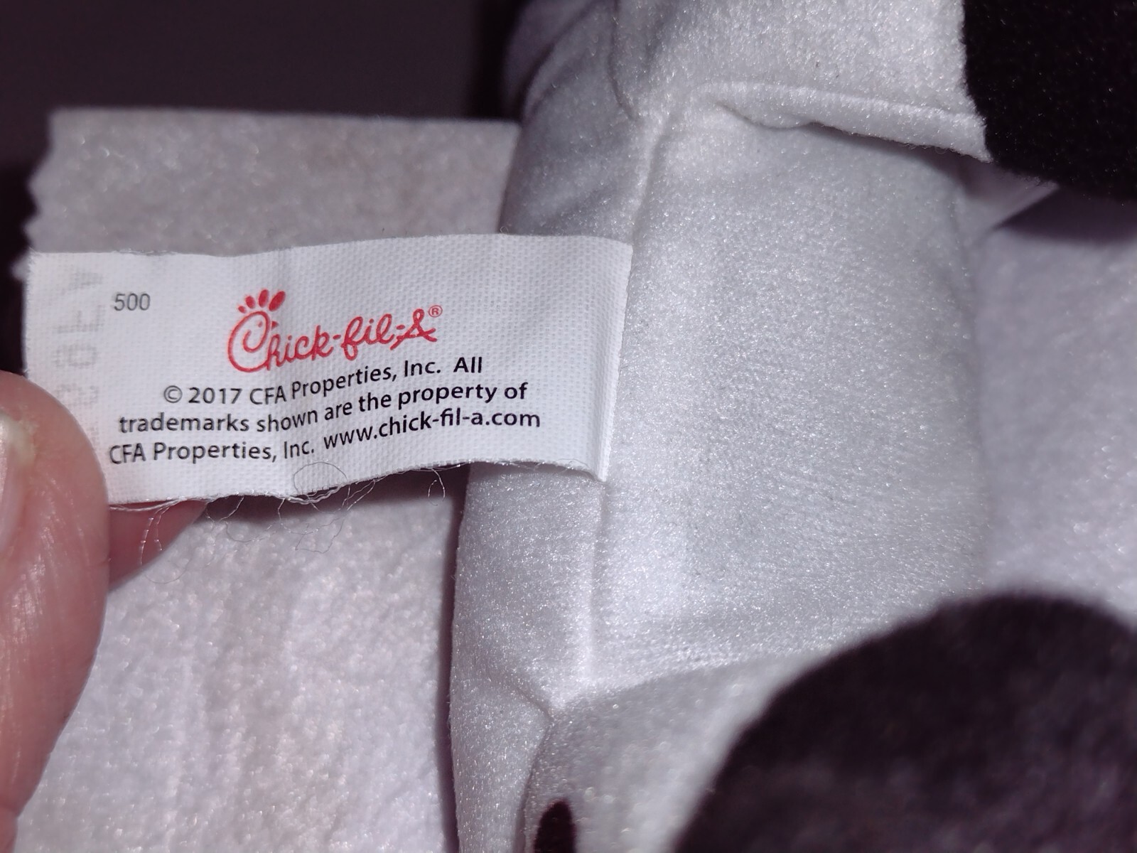 Chik Fil A Cow Mascot 5" Eat Mor Chikin Sign Plush Stuffed Animal Toy ...