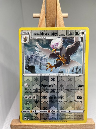 Hisuian Braviary - Reverse Holo Rare - Astral Radiance 132/189 - MINT ...