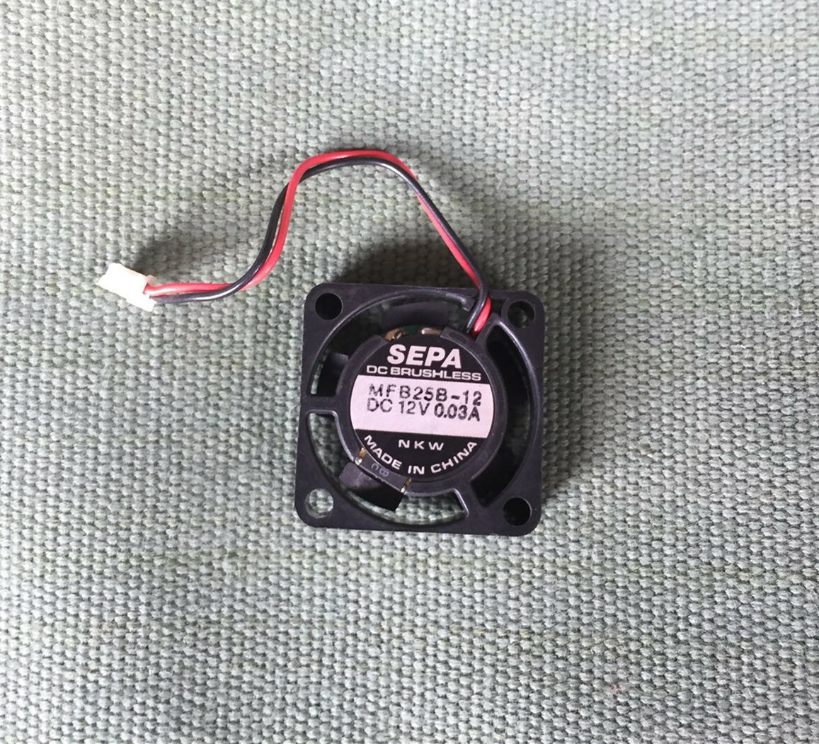 SEPA MFB25B-12 25X25X6MM 12V Miniature Ultra-Thin Silent Fan Micro ...