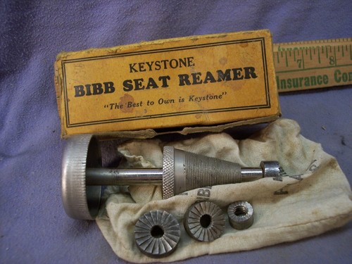 ANTIQUE FAUCET BIBB REAMER IN ORIGINAL BOX & CLOTH BAG | eBay
