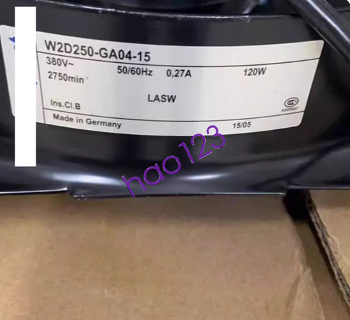 W2D250-GA04-15 VARIABLE FREQUENCY FAN AXIAL FLOW FAN DHL/FedEx*g | eBay