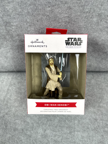 Hallmark Star Wars OBI-WAN KENOBI Christmas Tree Ornament Lightsaber ...