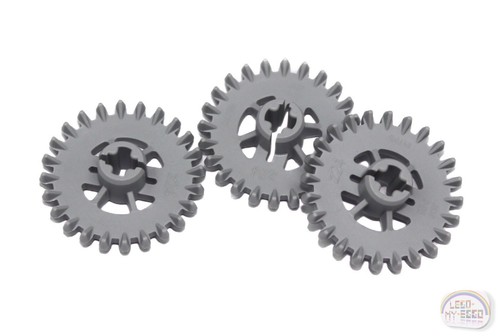 LEGO Technic - 3 x 24-Tooth Crown Gear - LBG - New - (3650b, EV3, Robot ...