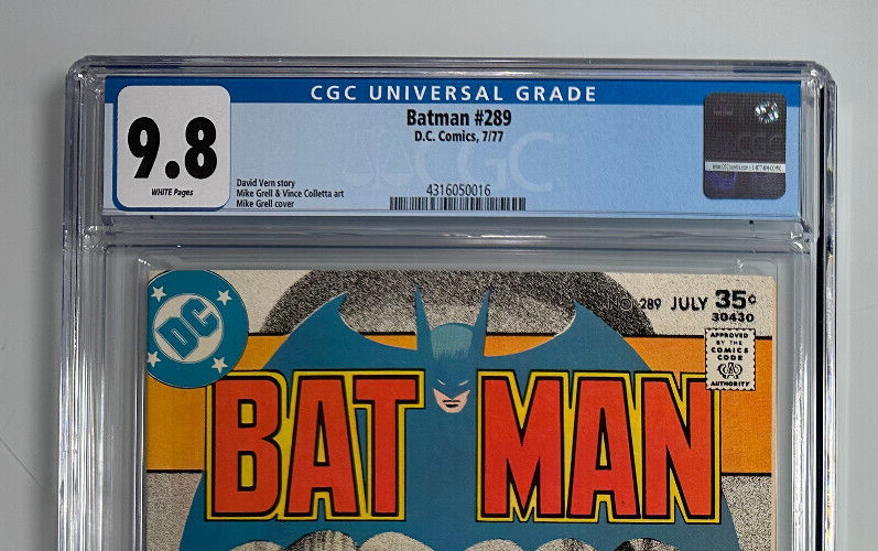 BATMAN #289 CGC 9.8 (DC Comics July 1977) White pages CGC 9.8 | eBay