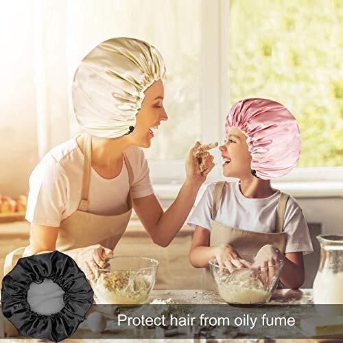 Shower Cap For Women Men 3pcs Shower Caps For Women Waterproof Extra ...