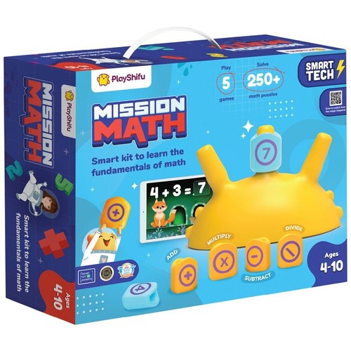 Playshifu Mission Math Plugo STEM Interactive Learning Toy w GamePad ...