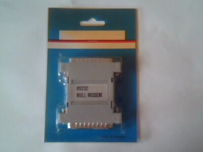 RS232 RS-232 Null Modem 25pin 25-pin Adapter M-M Coupler M/M NEW In The ...