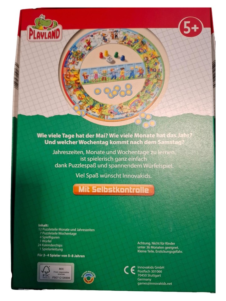 Playland Jahreszeiten Lernspiel Natur Vorschule ab 4 Jahre Pappe | eBay.de