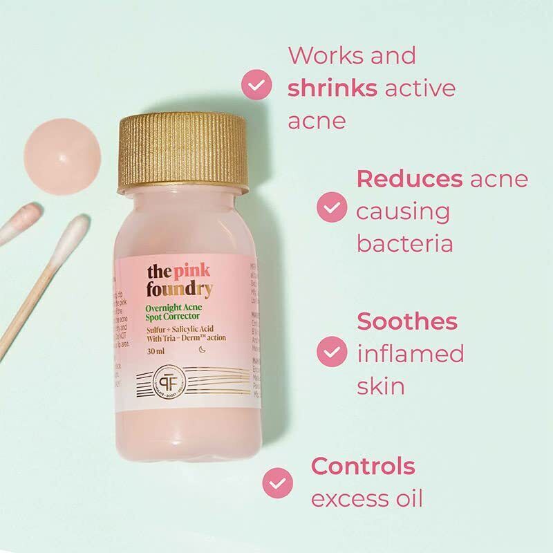 The Pink Foundry Acne Spot Corrector with Salicylic Acid Active Acne ...