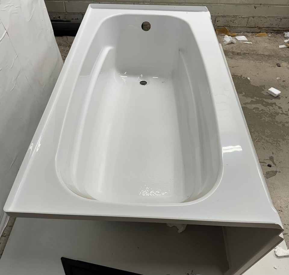Delta 40034R Classic 400 Series 60x32 Bathtub, High Gloss White - Right ...