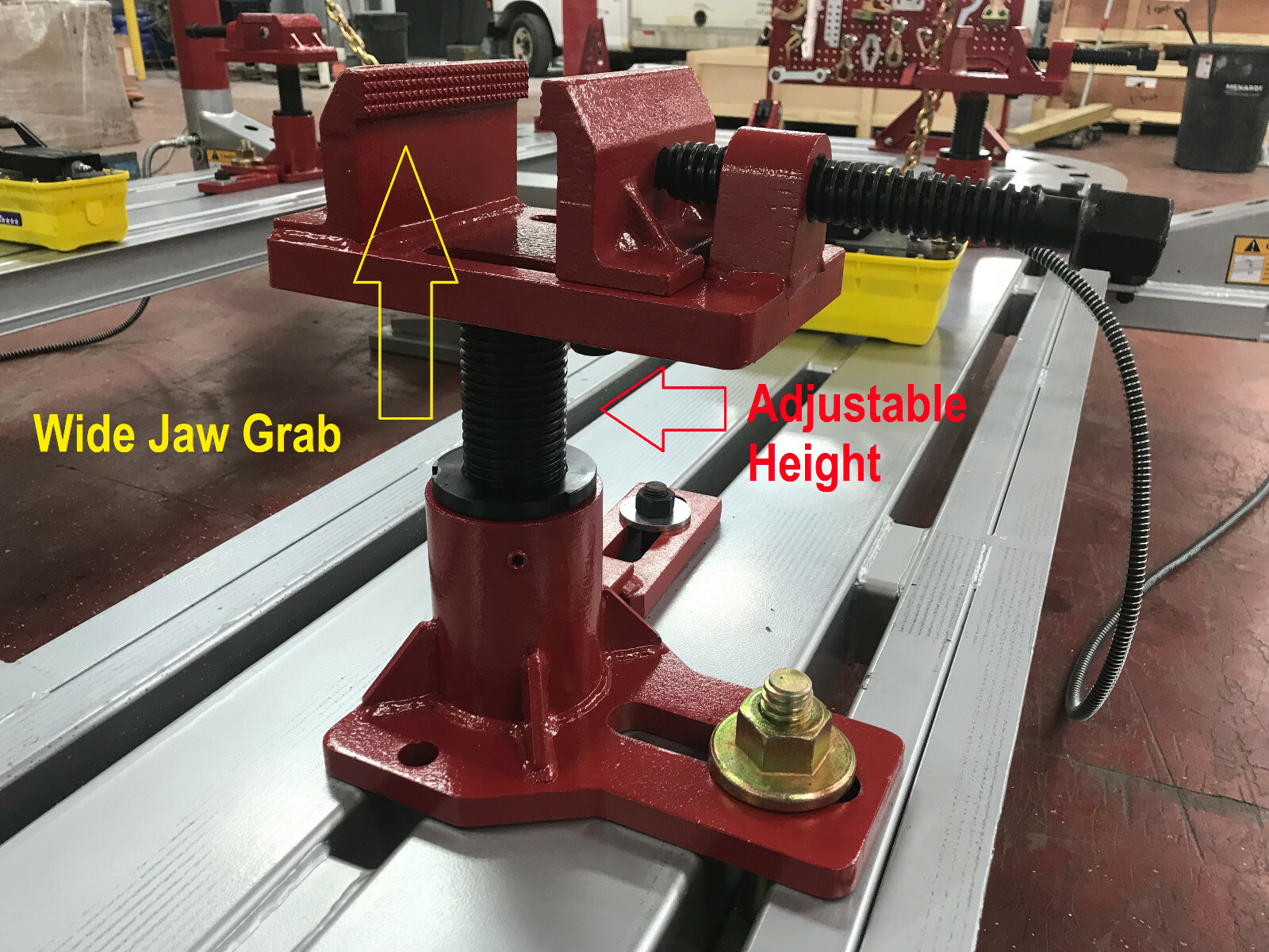 Universal Heavy Duty Auto Body Frame Machine Tie Down Pinchweld Clamp Set of 4 | eBay