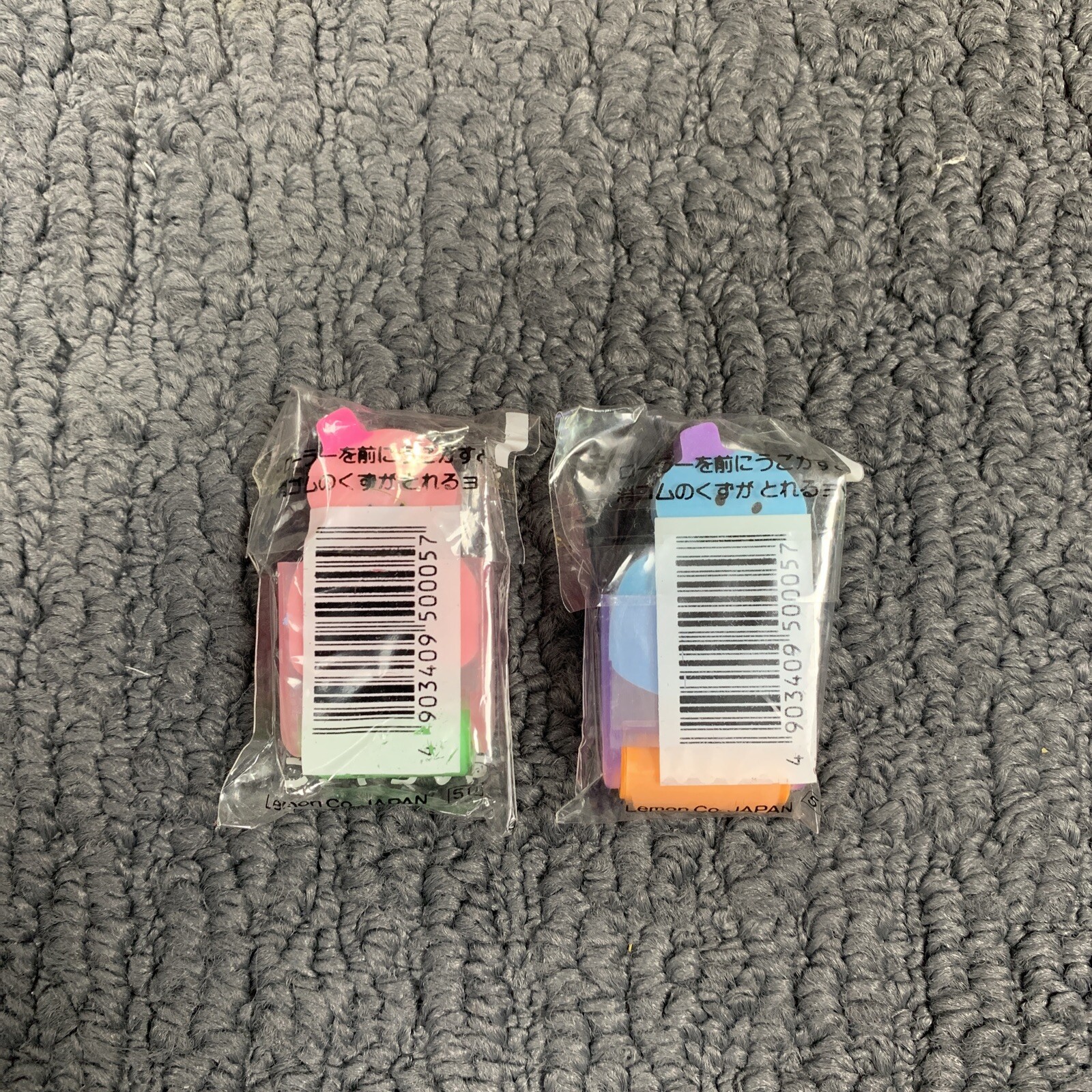 Vintage Lemon Co Snow Boy Eraser Lot Of 2 Japanese Stationery Rare ...