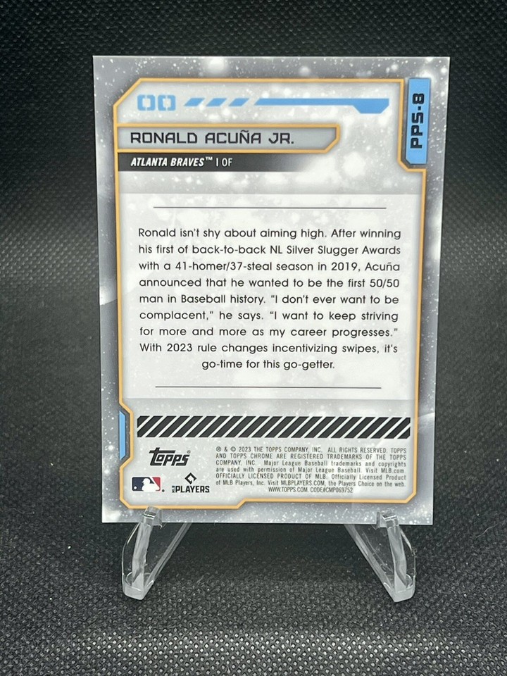 2023 Topps Cosmic Ronald Acuna Jr. Planetary Pursuit The Sun Atlanta ...