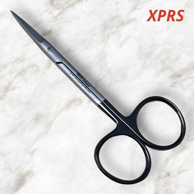 Set of 5 Supercut Iris Scissors, 4-1/2", Angled, One Serrated Blade ...