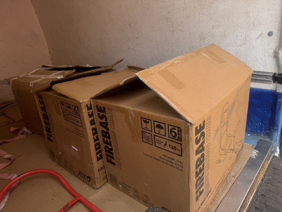 ADX FIREBASE 23 💥💥 ️RACING SIMULATION SEAT GAMING CHAIR BLACK & RED PC ...