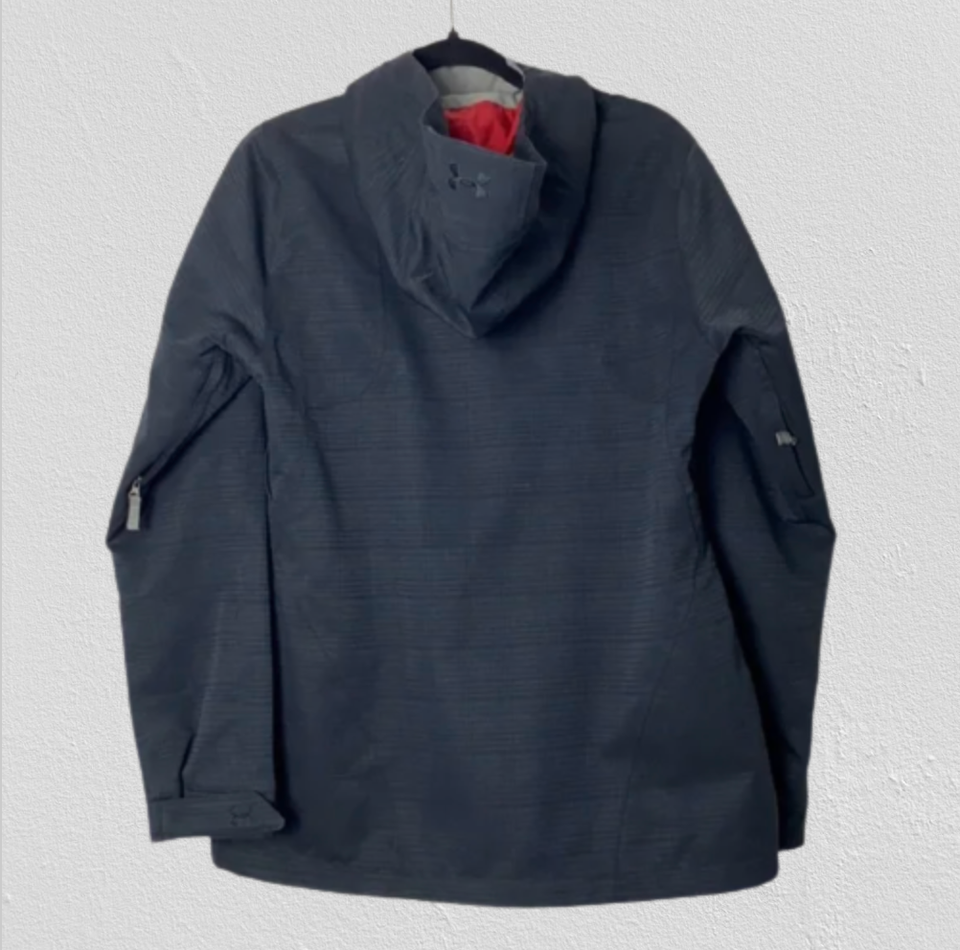 Under Armour Recco Tech Gray Snow Jacket MED $240 EUC | eBay