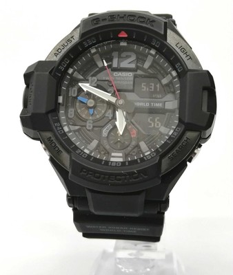 Casio G-SHOCK GA1100-1A1 GravityMaster Twin Sensor Compass 200m Men's ...