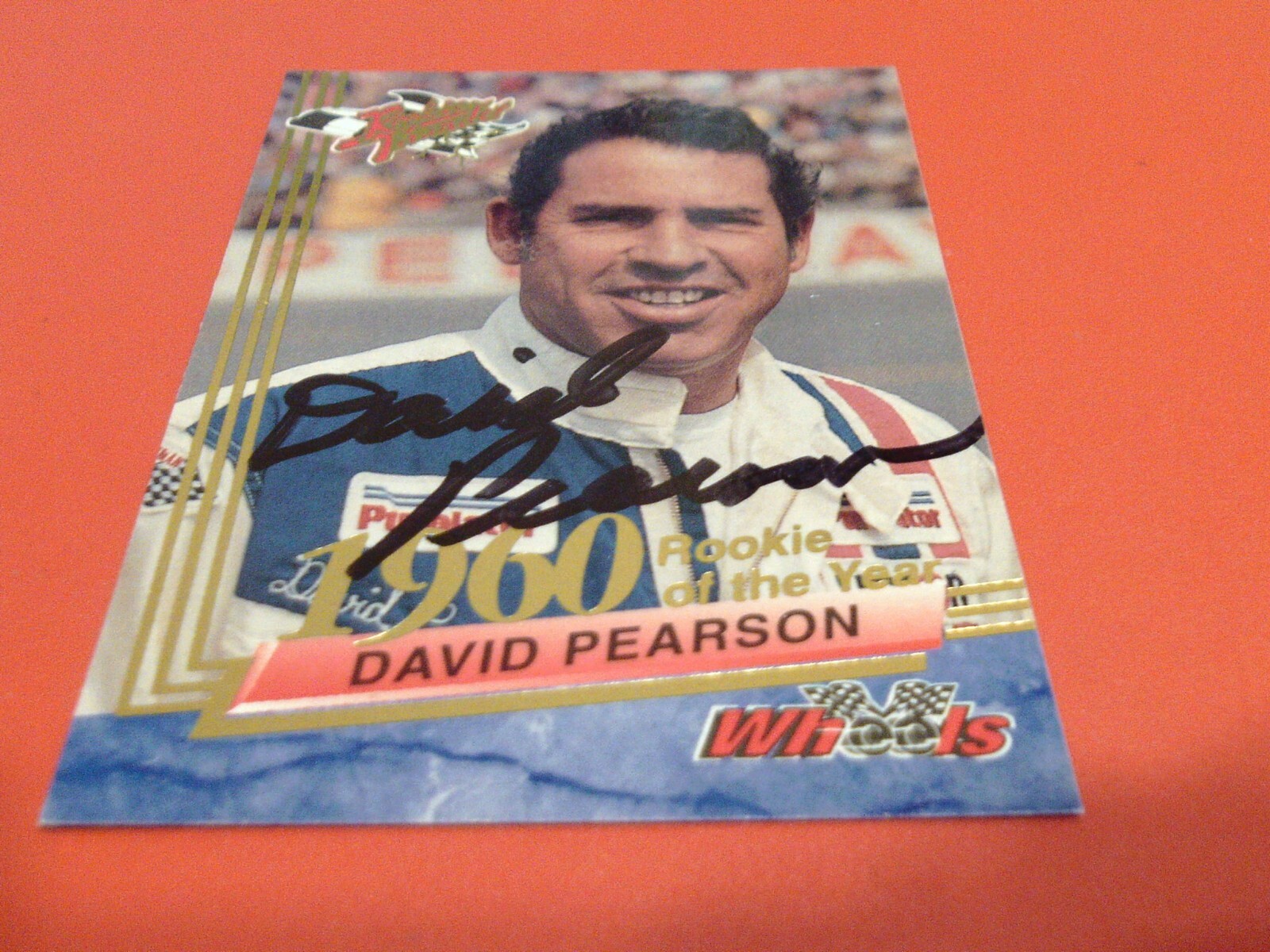 1993 DAVID PEARSON 1960 ROOKIE OF THE YEAR #3 HAND SIGNED AUTOGRAPH | eBay