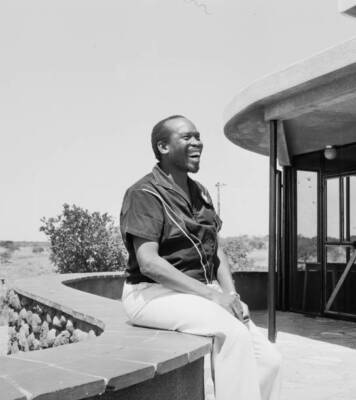 Seretse Khama the Prime Minister of Bechuanaland later Botswana Old ...
