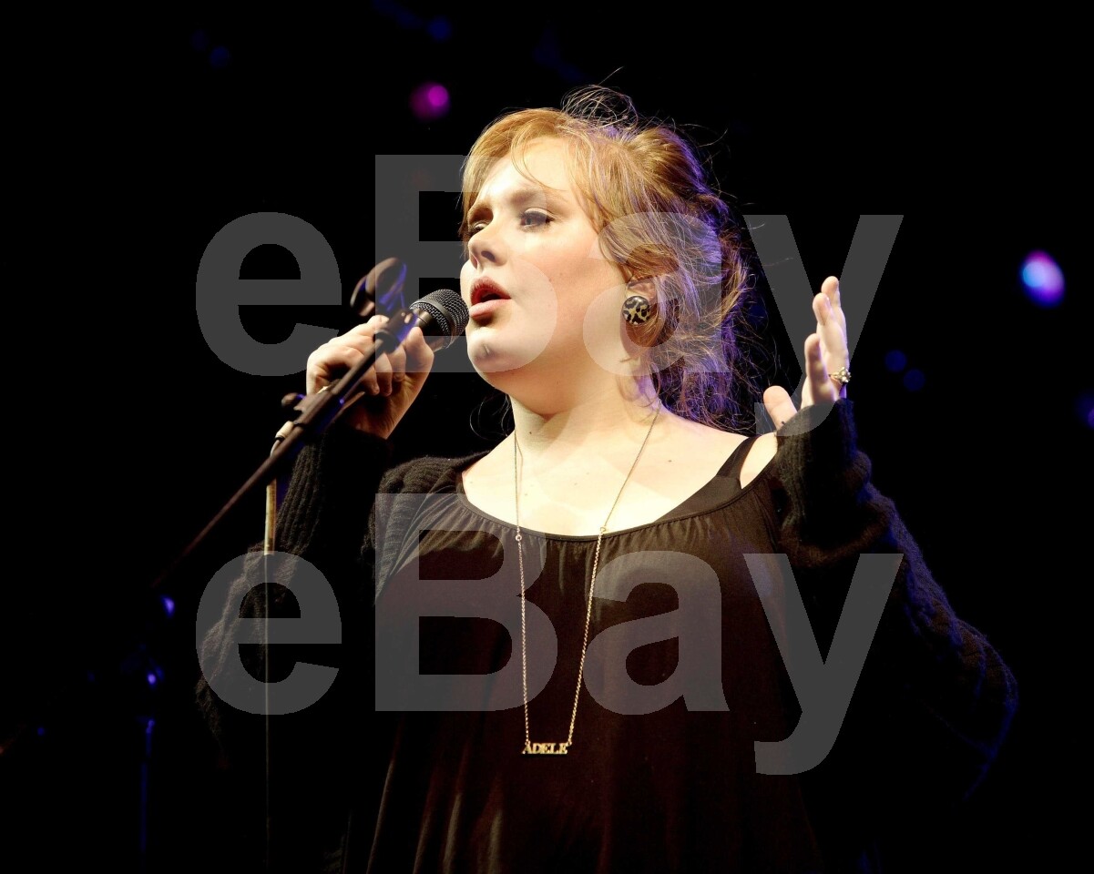 Adele "Singer Live" 10x8 Photo | eBay