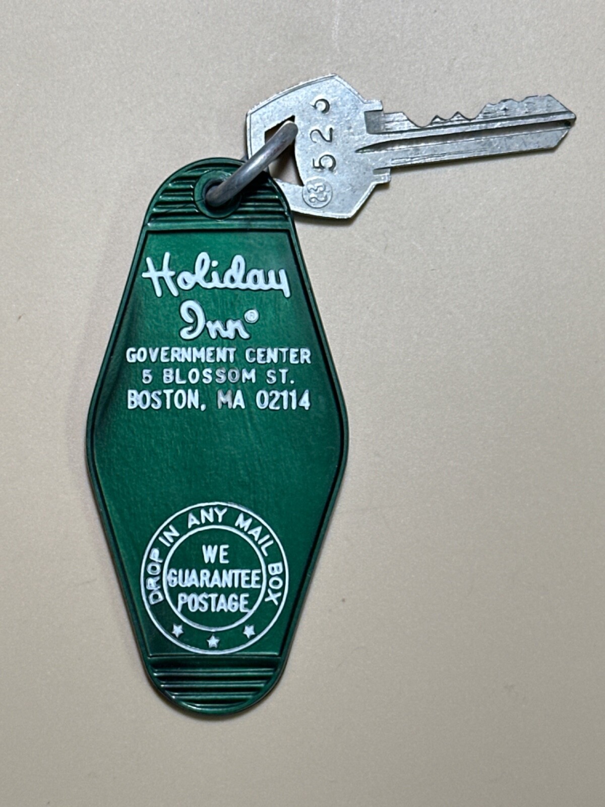 Holiday Inn Hotel Motel Room Key Fob & Key Boston Massachusetts #526 | eBay