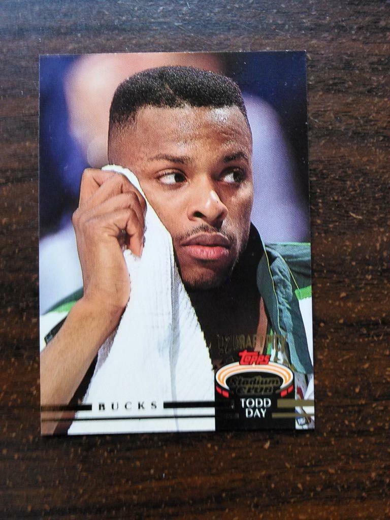 Todd Day 1992-93 Stadium Club #263 Bucks | eBay