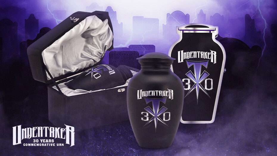 WWE UNDERTAKER “30 YEARS” REPLICA COMMEMORATIVE URN NEW | eBay