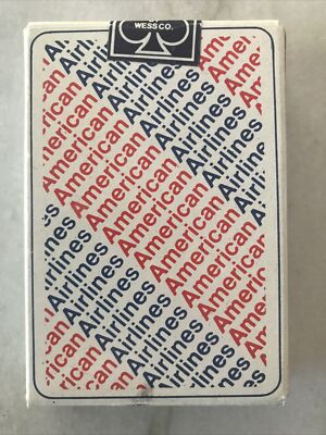 Vintage American Airlines Playing Cards US Playing Cards By Wessco ...