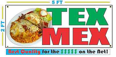 TEX MEX Banner Sign NEW 2X5 | eBay