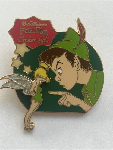 Japan - Disney -Tinker Bell and Peter Pan - Scolding Pin | eBay