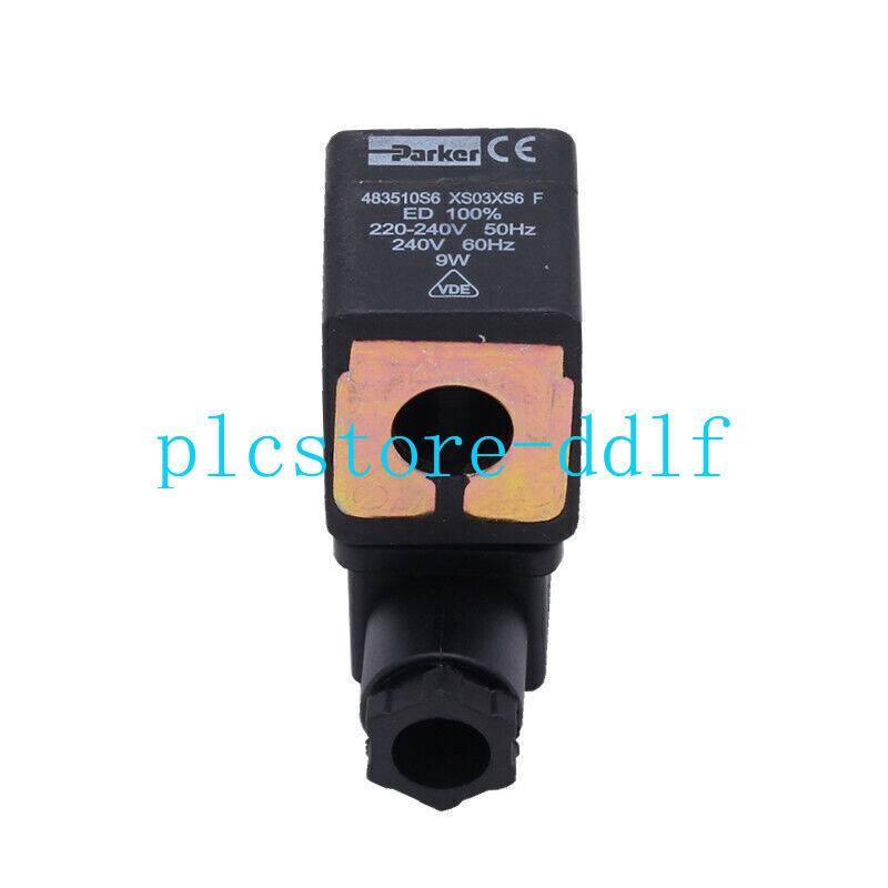1PC Parker Solenoid Valve Coil 483510S6 XS03XS6 F 220v 50HZ 240 60HZ 9W ...
