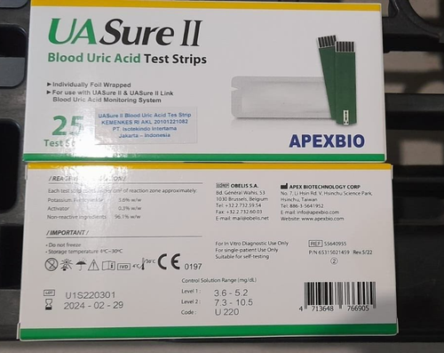 UASure II Uric Acid Test Strips. UA Sure. Box of 25 - EXP 02/2024 | eBay