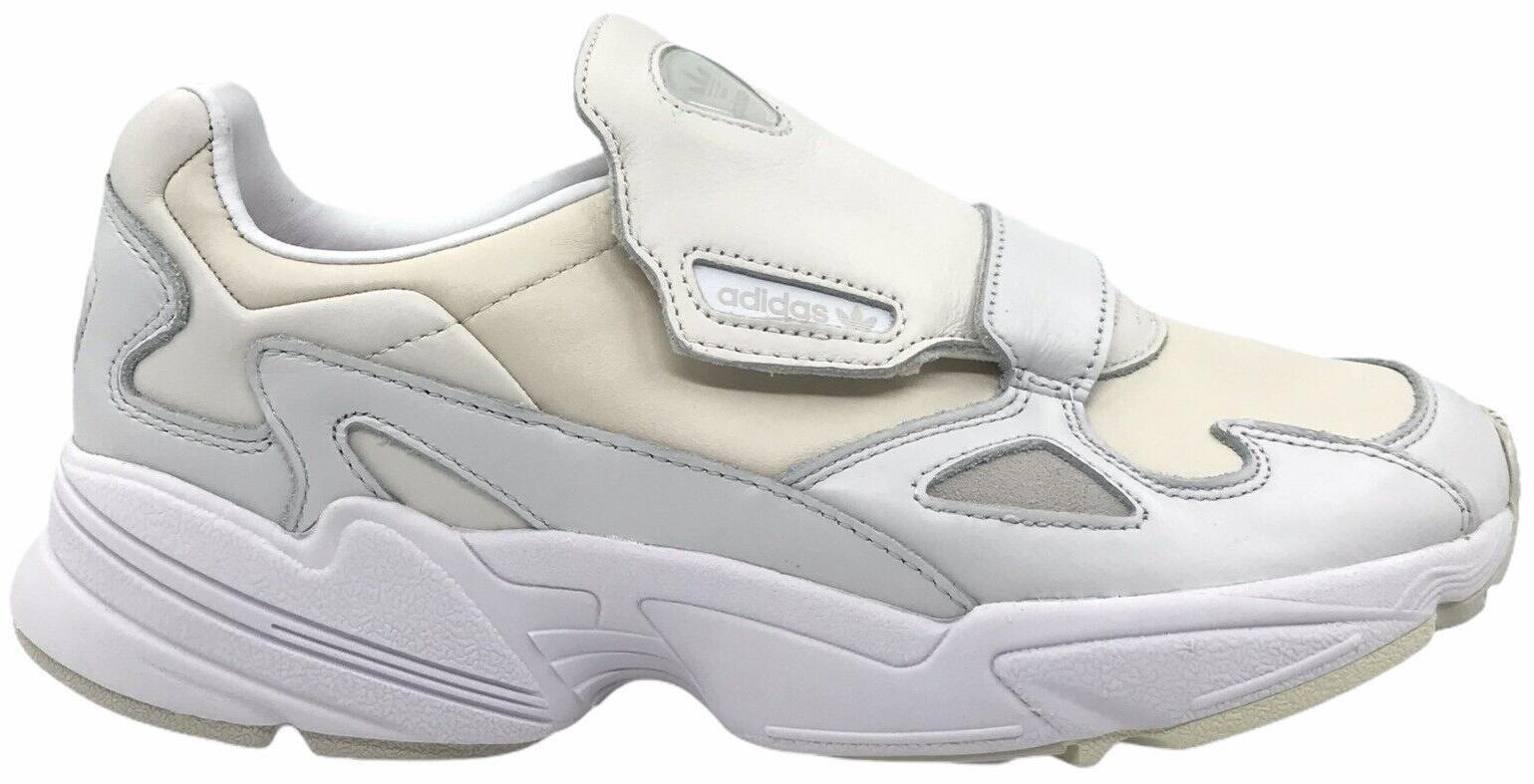 Size 7 - adidas Falcon RX Triple White W for sale online | eBay
