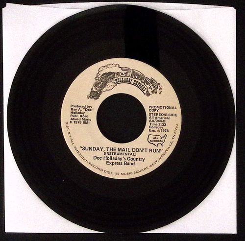 COUNTRY DJ BILL MACK SUNDAY, THE MAIL DON'T RUN PROMO VINYL 45 VG 46-18 ...