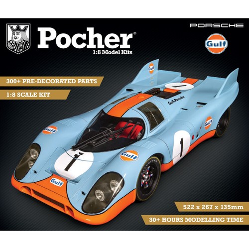 Pocher HK118 Porsche 917K Gulf Edition 1:8 Car Model Kit | eBay UK