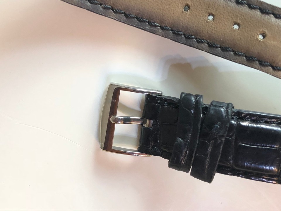 Genuine stainless steel patek philippe buckle on a P.P used allegator ...