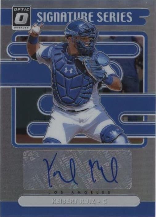 2021 Panini Donruss Optic - Signature Series Keibert Ruiz #SS-KR Holo ...
