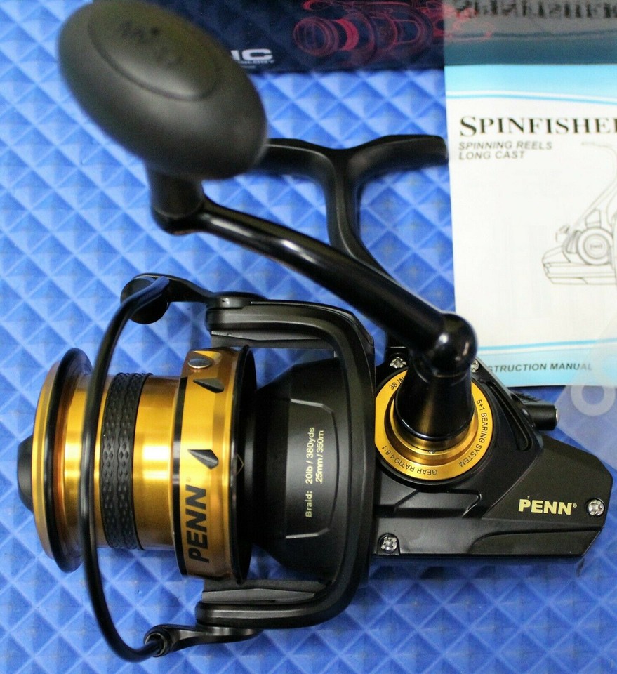 PENN Spinfisher VI Long Cast Spinning Reel SSVI-LC- CHOOSE YOUR MODEL ...