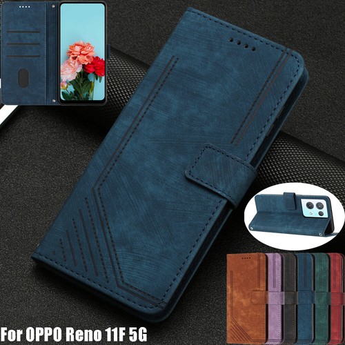 For OPPO Reno 11F 5G A80 A60 A40 A79 Magnet Case Leather Wallet Flip ...