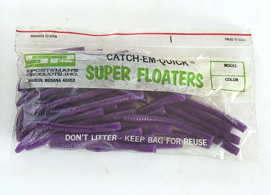 Super Floater Worms - 6" Worms- Soft Plastic Baits - 20 pack ...